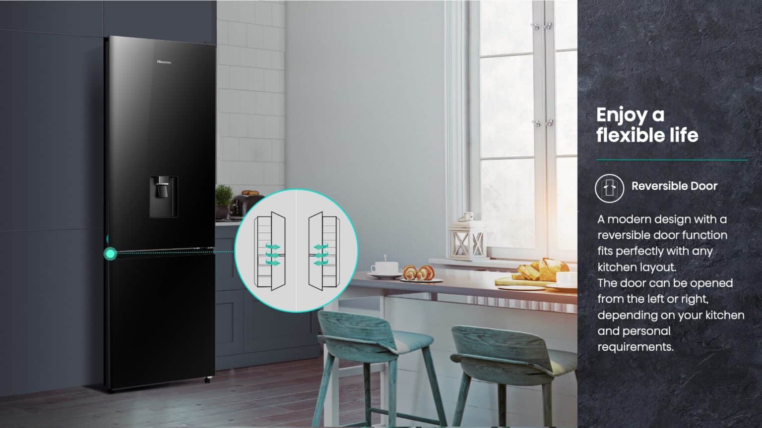Hisense H450BMIB-WD | (Combi) Refrigerator | Hisense SA